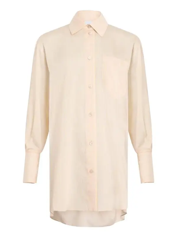 PATOU Oversized Beach Shirt - Nude