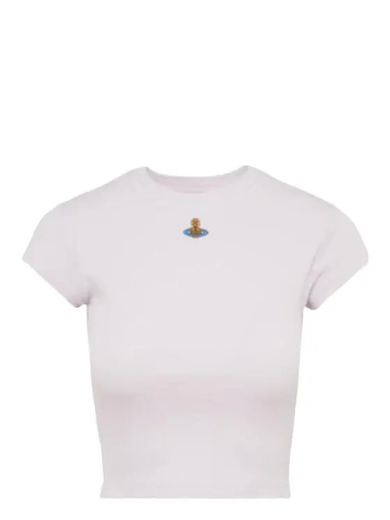 VIVIENNE WESTWOOD Baby Peru Cropped T-shirt - Orchid