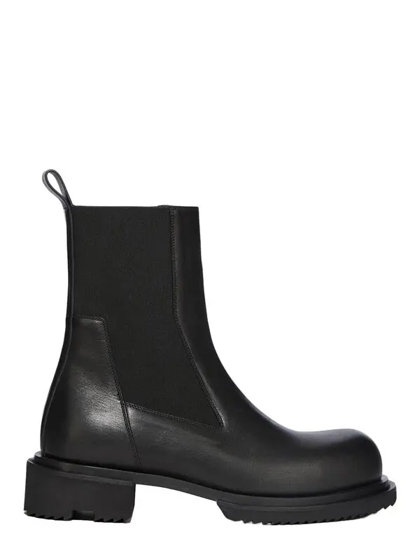 Rick Owens Lug Sole Chelsea Boots - Black
