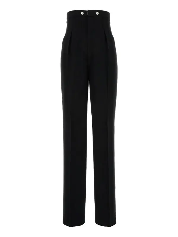 MAISON MARGIELA Straight Leg Trousers - Black
