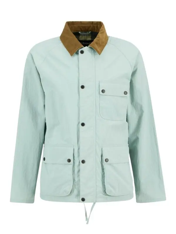 Barbour Modified Solway Showerproof Jacket - Mint Blue