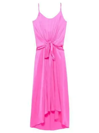 J.W.ANDERSON Jw Anderson Knotted Waist Longline Dress - Pink