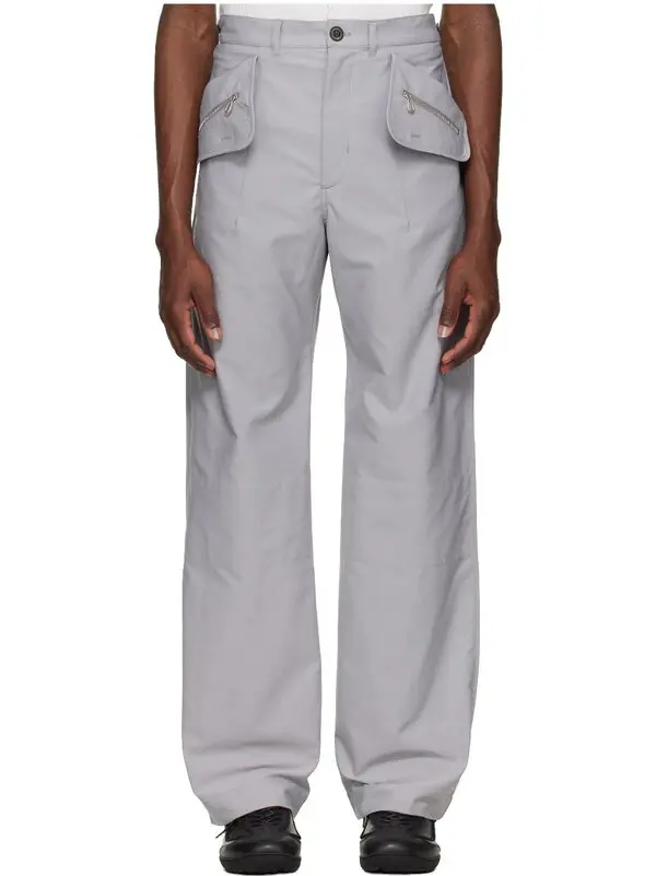 KIKO KOSTADINOV Gray Komlo Trousers - Pebble Grey