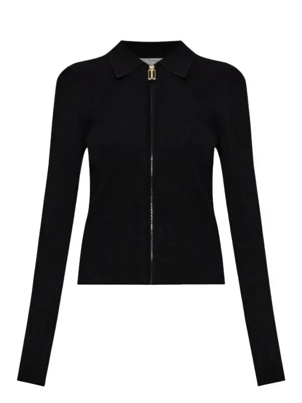 Victoria Beckham Zip Cardigan - Black