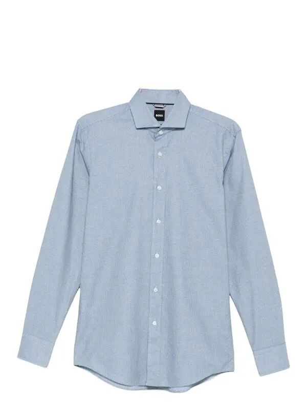 Hugo Boss Cotton Shirt - Blue