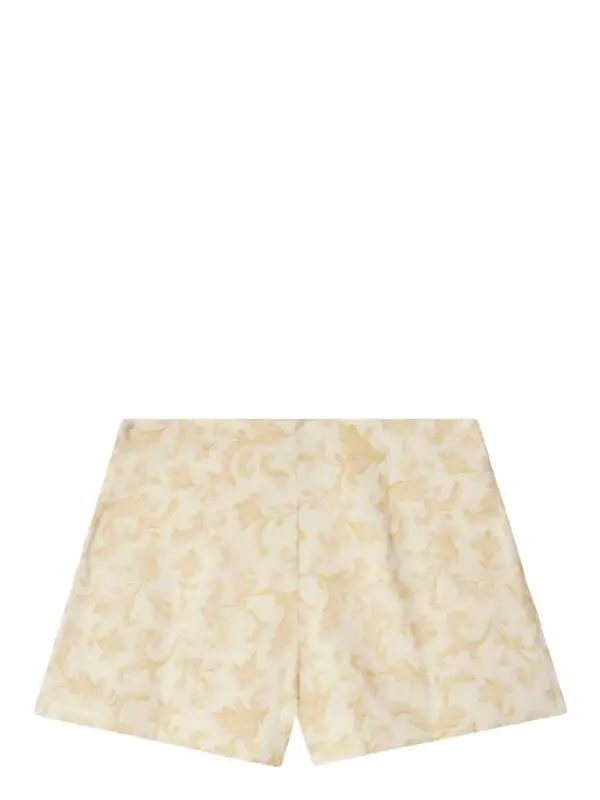 Posse Isla Printed Shorts - Light Yellow