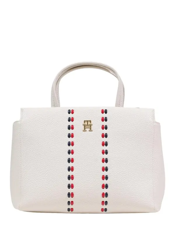 Tommy Hilfiger Double-handled Shoulder Bag - White
