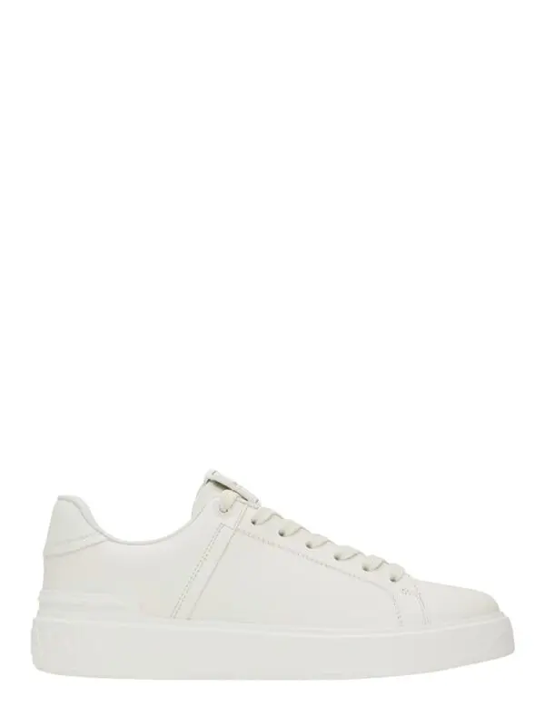 Balmain B Court Monogram Sneakers - White