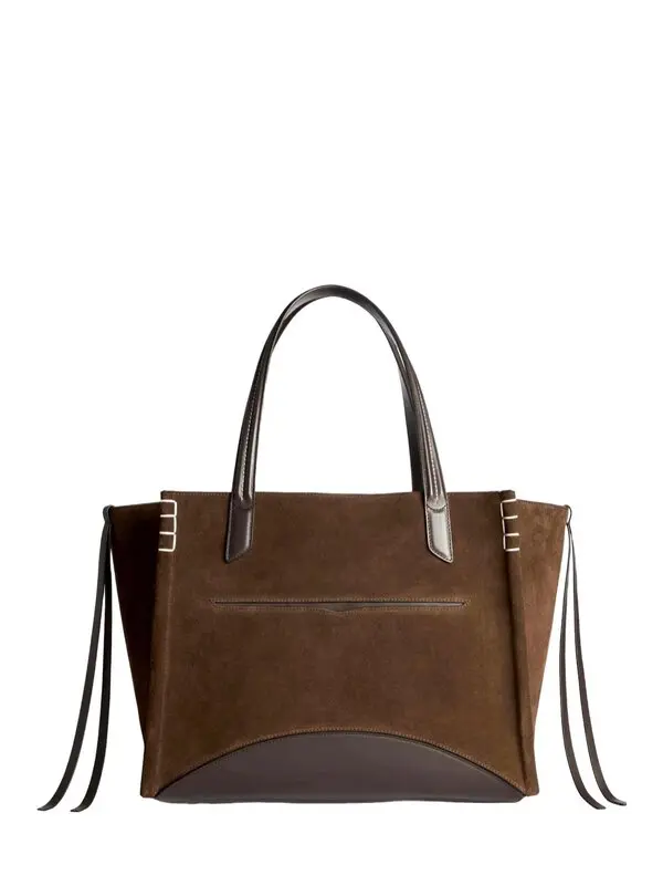 J.W.ANDERSON Suede Tote Bag - Brown