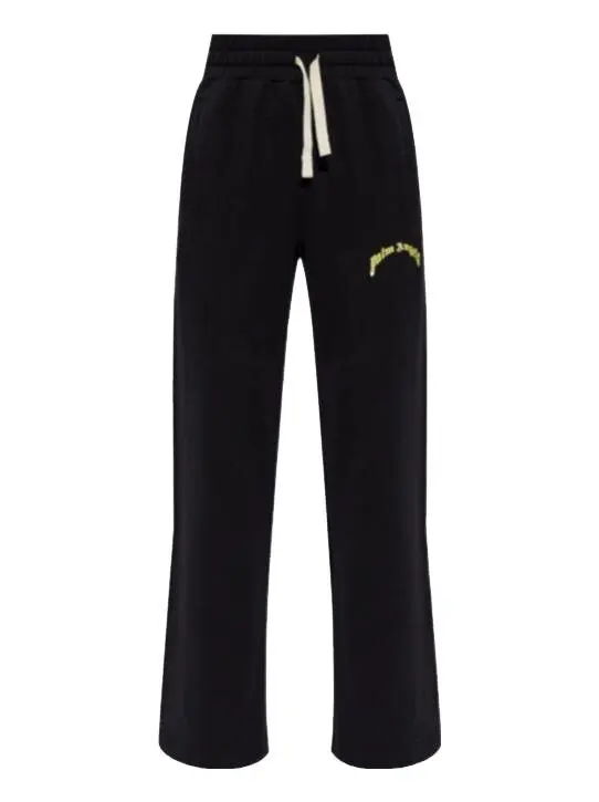 Palm Angels Logo Printed Sweatpants - Black