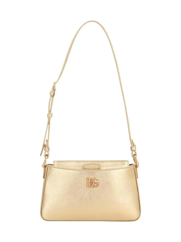 Dolce & Gabbana Logo Plaque Phone Bag - Nude