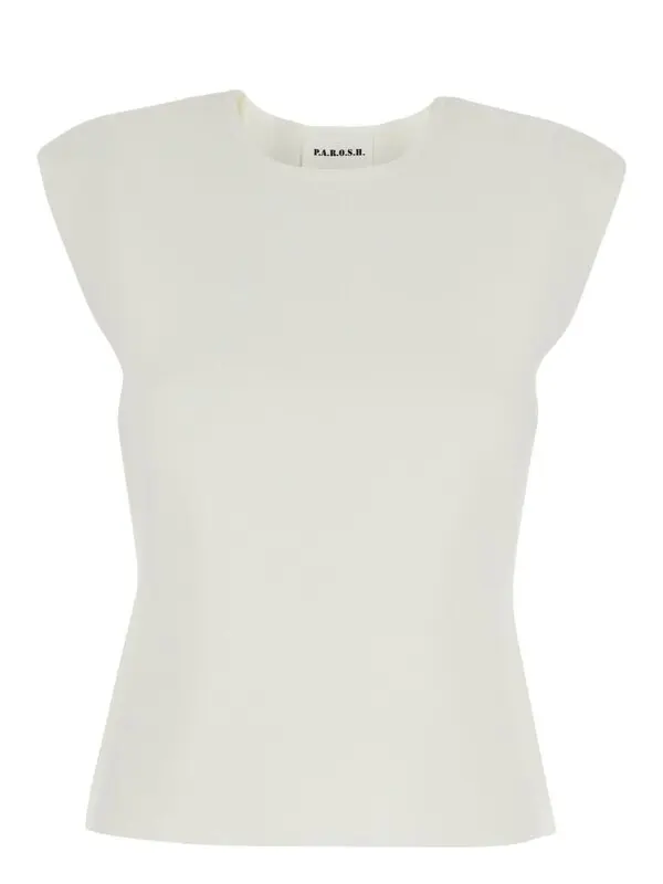 P.a.r.o.s.h Crew-neck T-shirt - White