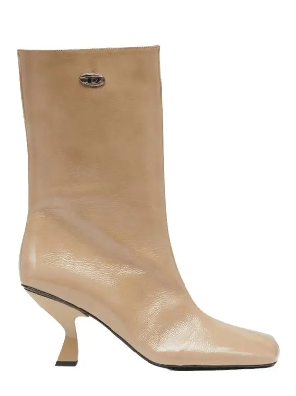 DIESEL® D-amber Tube Ankle Boots - Beige