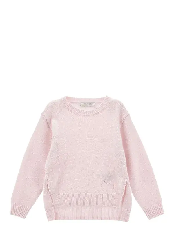Monnalisa Slits Jumper - Pink