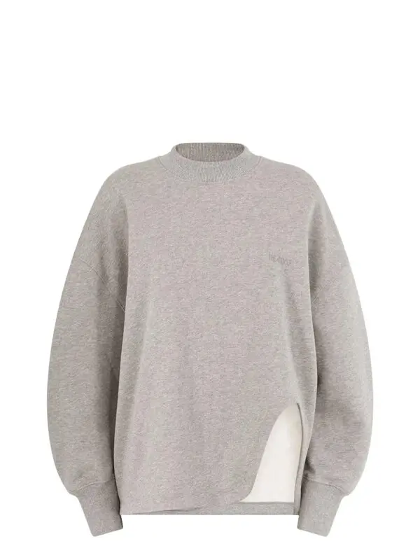 Attico Asymmetric Oversized Sweatshirt - Mixed-color Gray