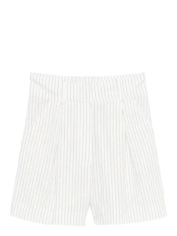 Patrizia Pepe Striped Shorts - White