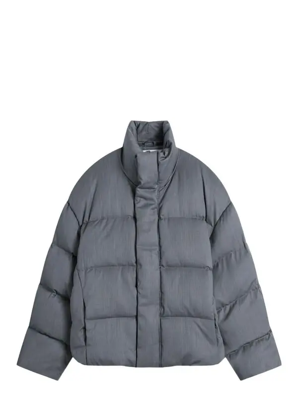ENTIRE STUDIOS Stand Collar Down Jacket - Gray