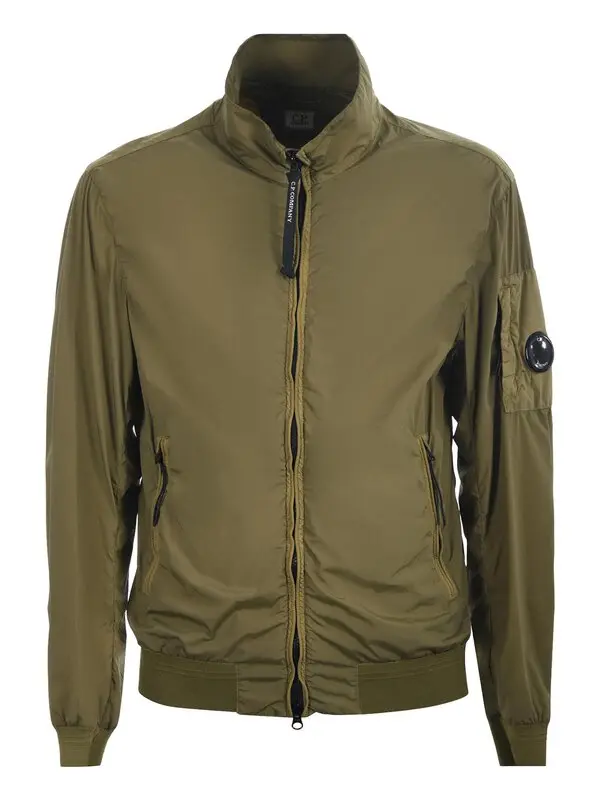 C.P. COMPANY Zip-up Bomber Jacket - Green