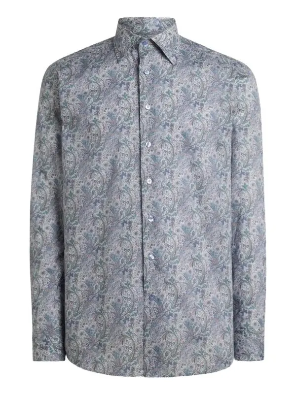 Etro Paisley Shirt - Gray