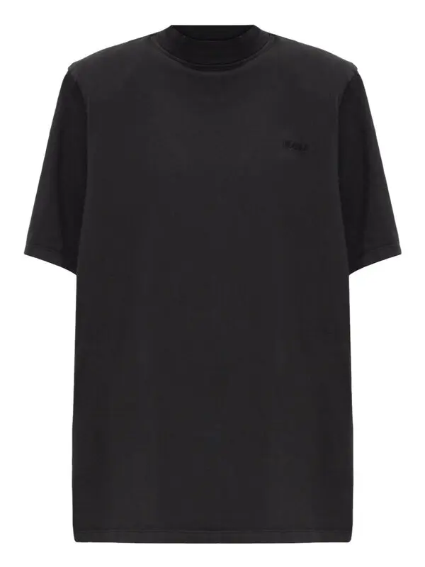 Attico Logo Embroidered Oversized T-shirt - Grey