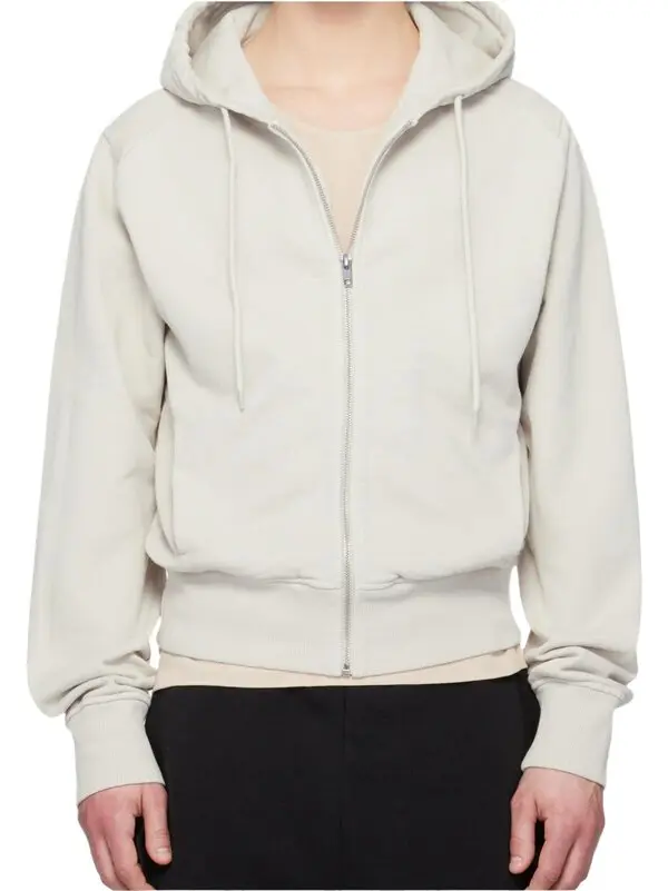 ENTIRE STUDIOS Slim Zip-up Hoodie - White