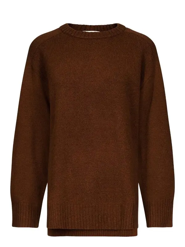 Loulou De Saison Safi Long Sweater - Brown
