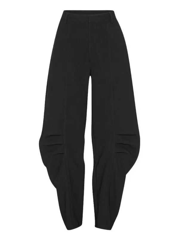 ROTATE BY BIRGER CHRISTENSEN Balloon Suiting Cargo Trousers - Black
