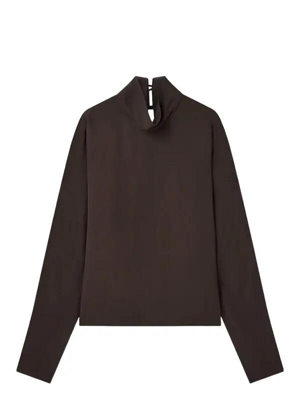JOSEPH Buick Blouse - Cocoa
