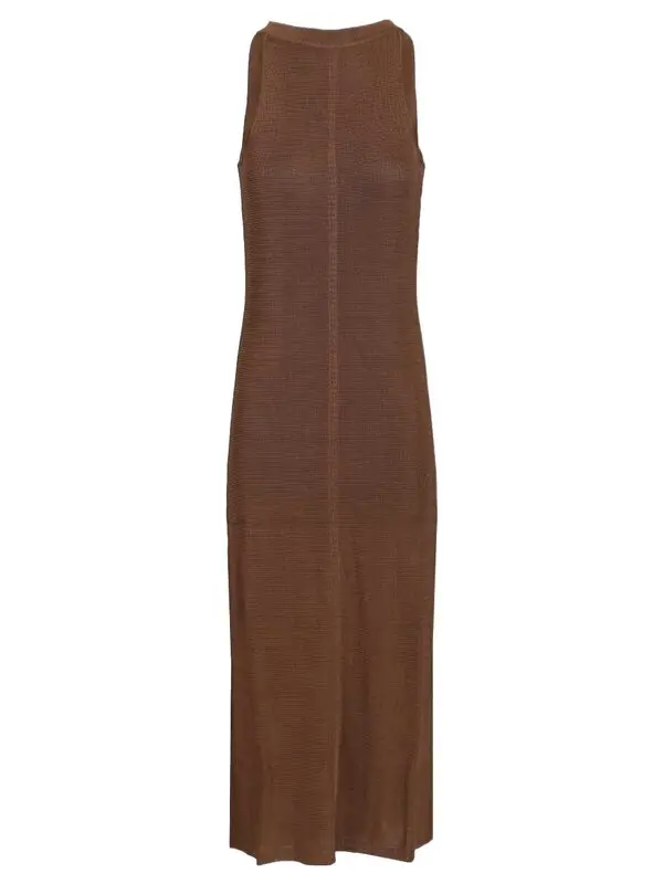 Loulou De Saison Pablo Maxi Knitted Dress - Green