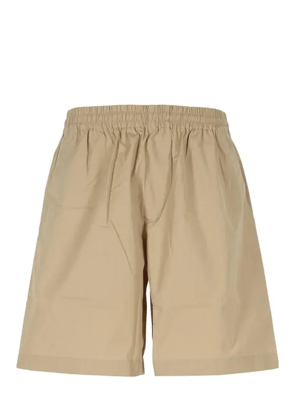 A.p.c. Pleated Elastic-waist Shorts - Nude