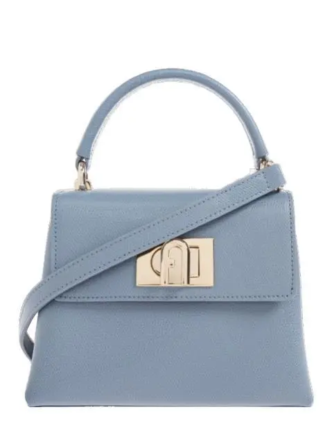 Furla 1927 Twist-lock Mini Tote Bag - Gray