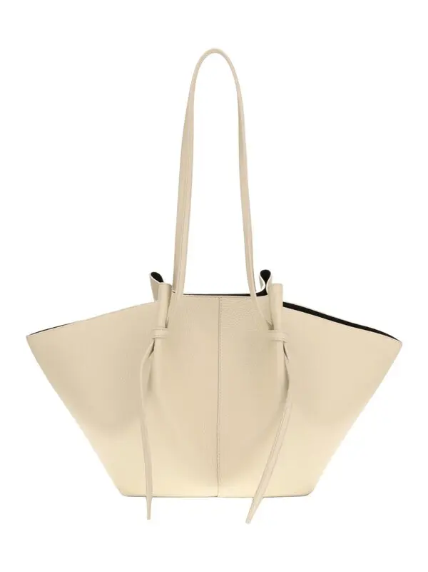 Yuzefi Large Mochi Leather Shoulder Bag - Nude