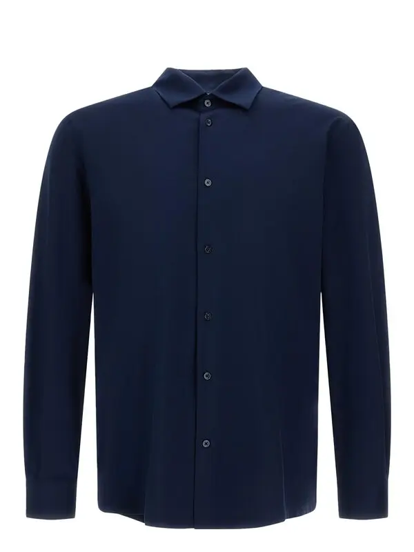 Herno Superfine Stretch Shirt - Blue