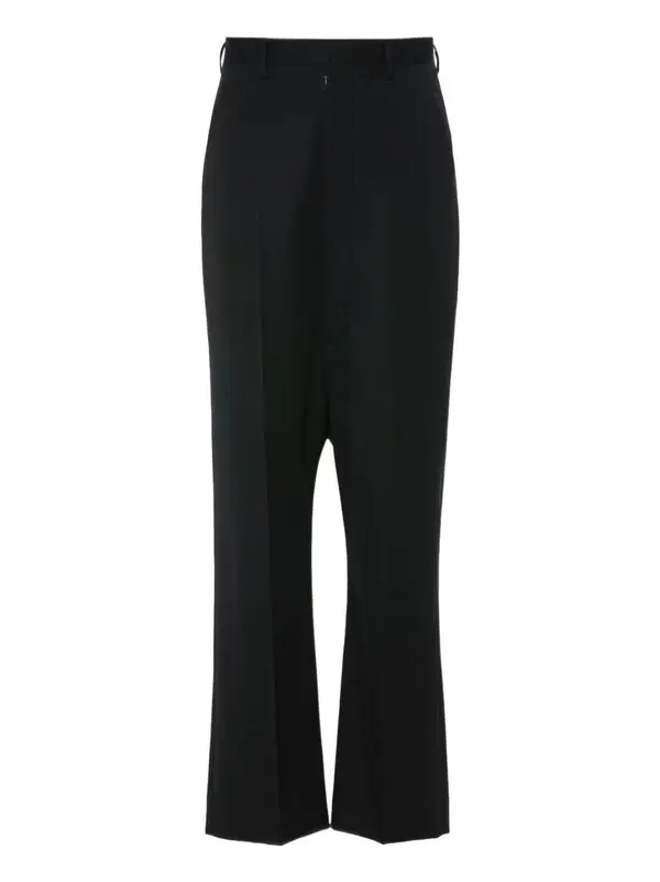 MAISON MARGIELA Pleated Wide-leg Trousers - Black