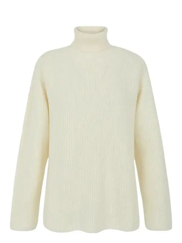 P.a.r.o.s.h Embellished Turtleneck Jumper - White