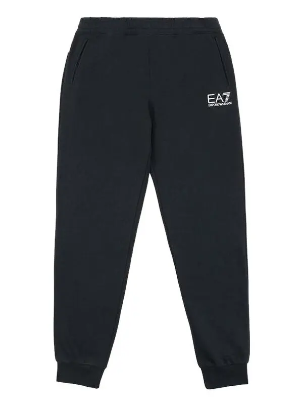 EA7 Logo Printed Sweatpants - Black
