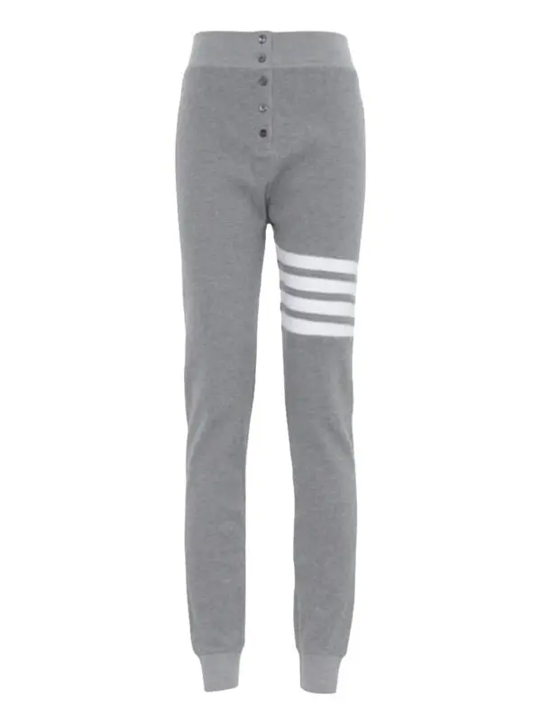 Thom Browne Striped Detail Sweatpants - Medium Gray