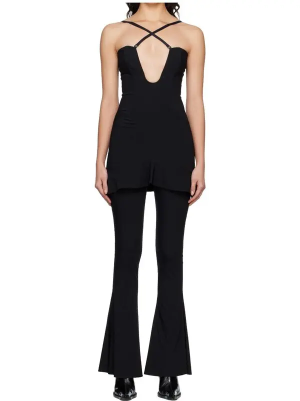 KNWLS Dip" Mini Dress - Black