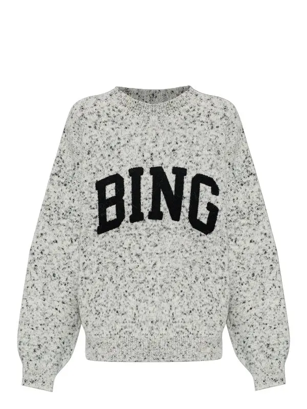 ANINE BING Sydney Sweater With Letter Pattern - Multicolor