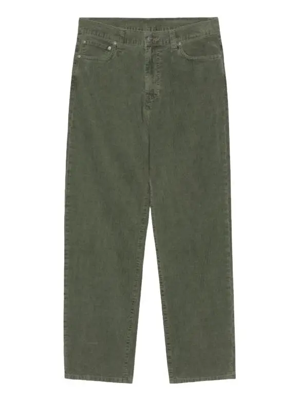 Carhartt Work In Progress Aaron Corduroy Tapered Fit Trousers - Leaf