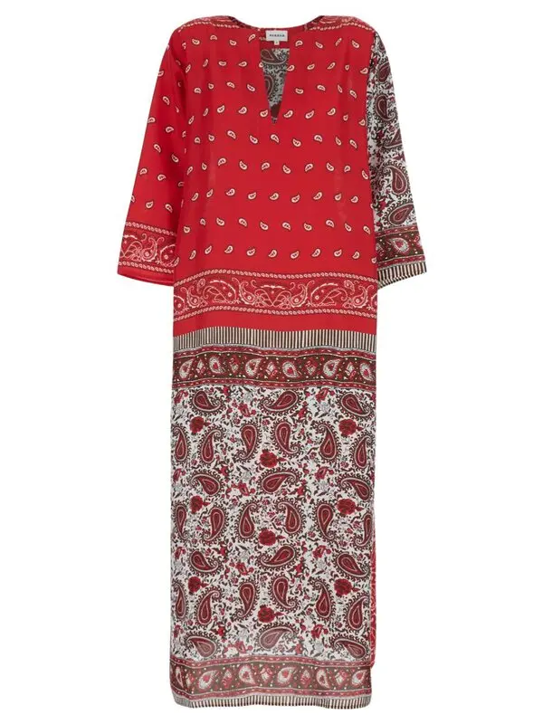 P.a.r.o.s.h Printed Maxi Dress - Red