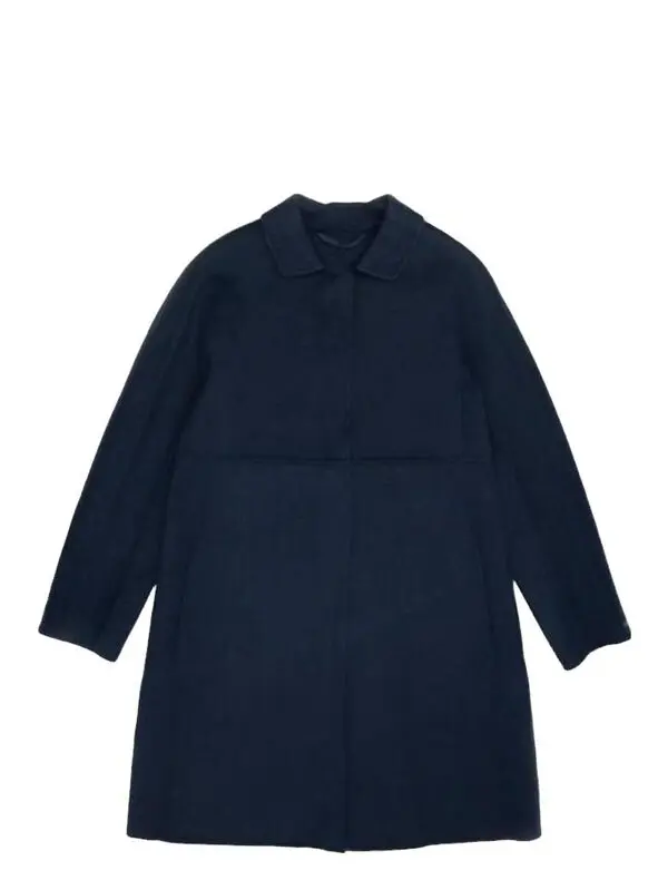 Max Mara Lapel Coat - Blue