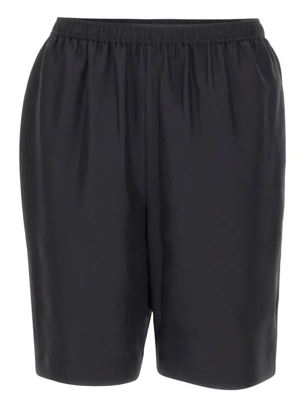 Loulou De Saison Zinia Loose Fit Shorts - Black