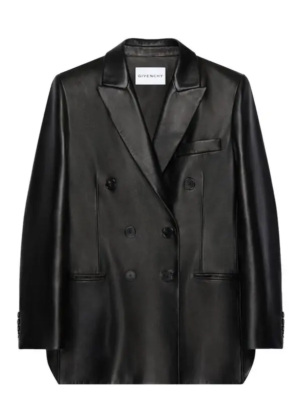 Givenchy Cutout Double-breasted Blazer - Black