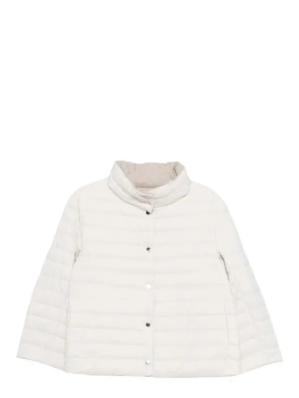 MOORER Long-sleeved Quilted Cotton Jacket - White