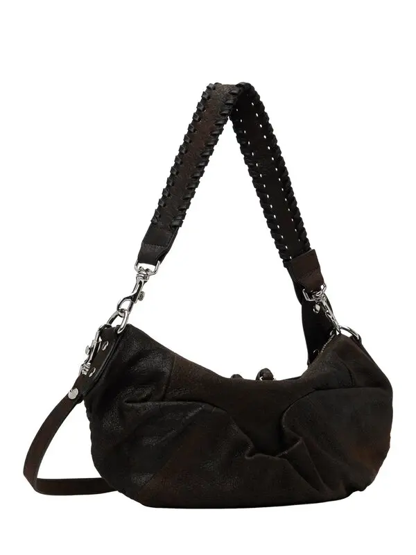VIVIENNE WESTWOOD Zippered Shoulder Bag - Black