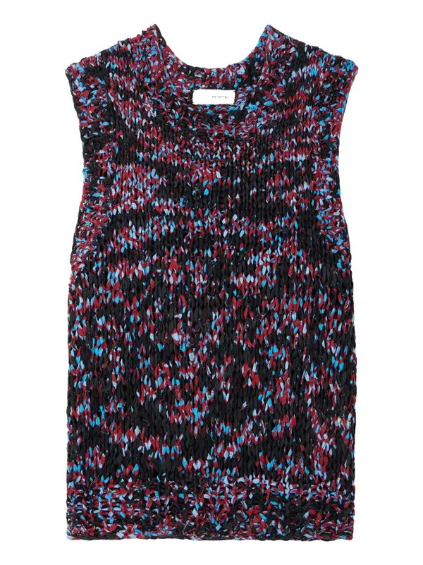 Dries Van Noten Knitted Vest - Multi-color