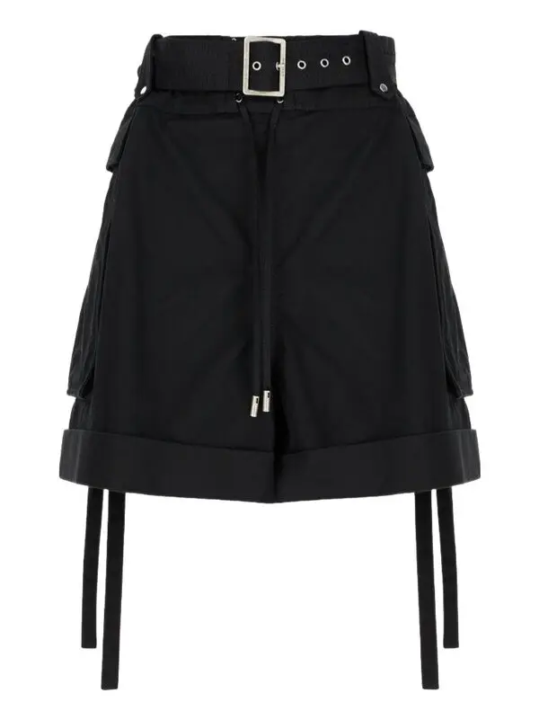 Alexander McQueen Belted Cargo Shorts - Black