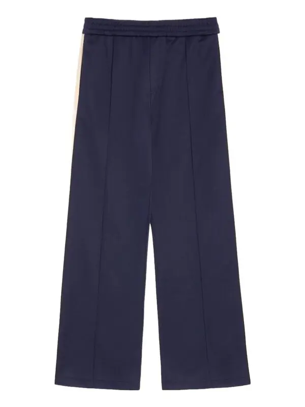 Valentino Garavani Logo Plaque Track Pants - Navy/burro