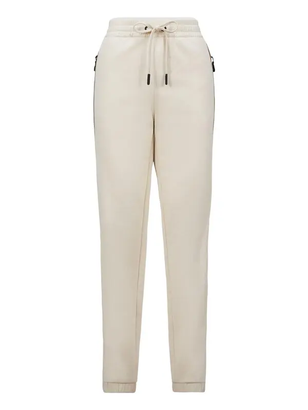 Moncler Padded Mountain Logo Track Pants - White